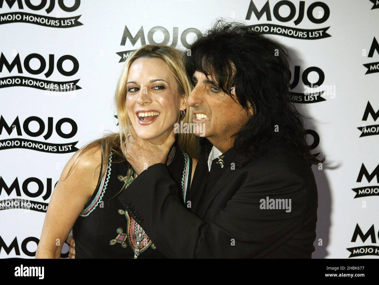 Alice Cooper and daughter Calico arrive for the Mojo Honours List award ...