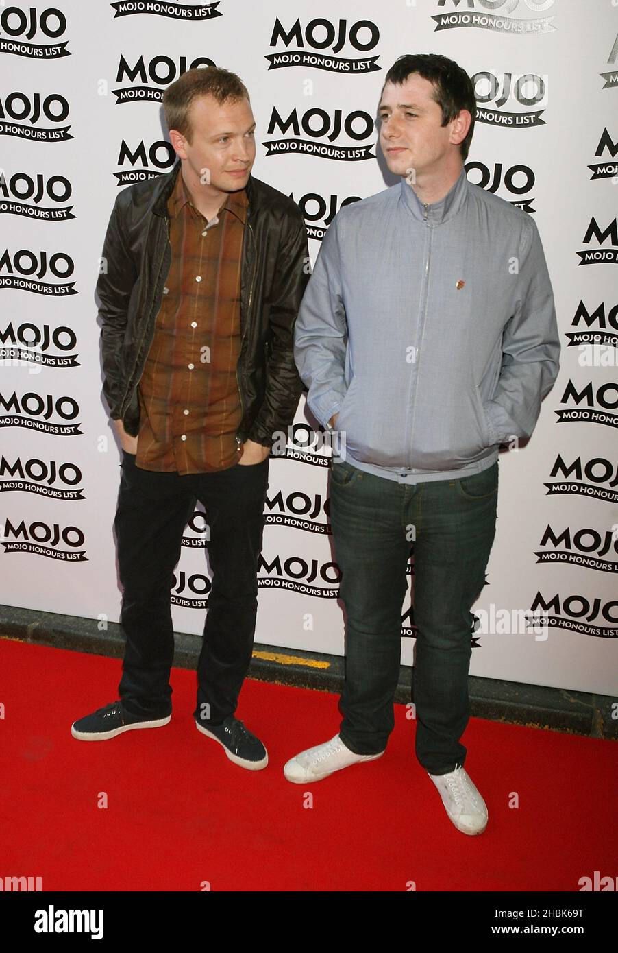 Martin Sanderson and Phil Etheridge of The Twang at the Mojo Awards at ...