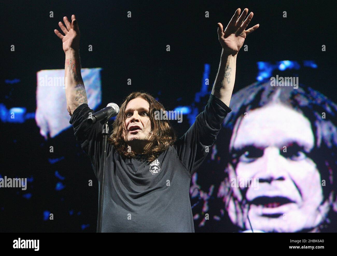 Ozzy Osbourne performs in concert at Wembley Arena in north London ...