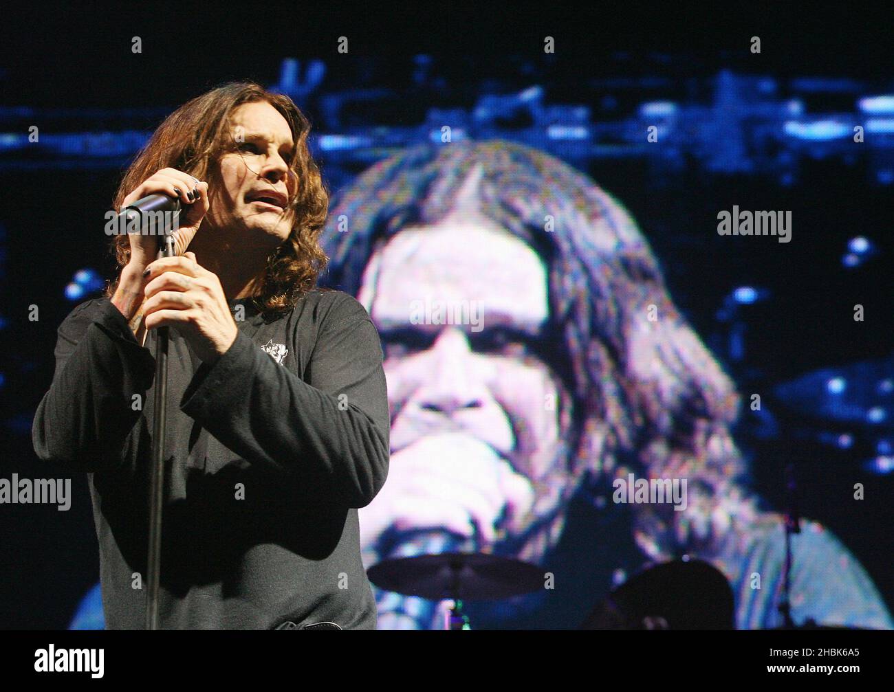 Ozzy Osbourne performs in concert at Wembley Arena in north London ...
