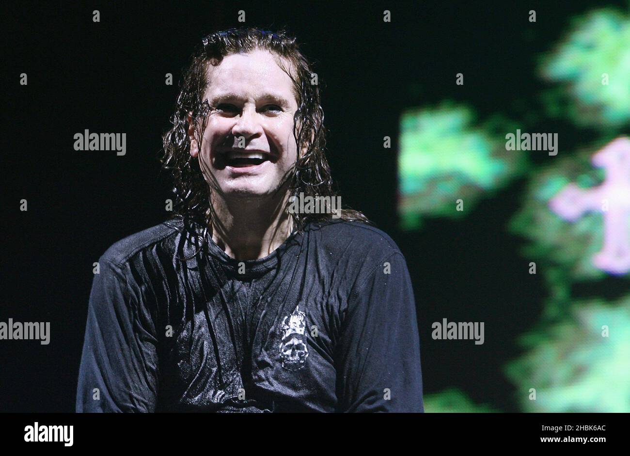 Ozzy Osbourne performs in concert at Wembley Arena in north London ...