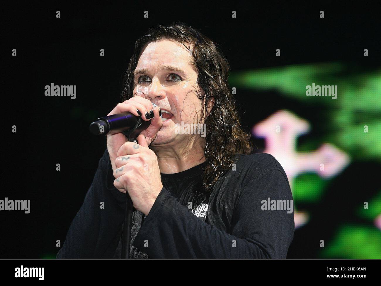 Ozzy Osbourne performs in concert at Wembley Arena in north London ...
