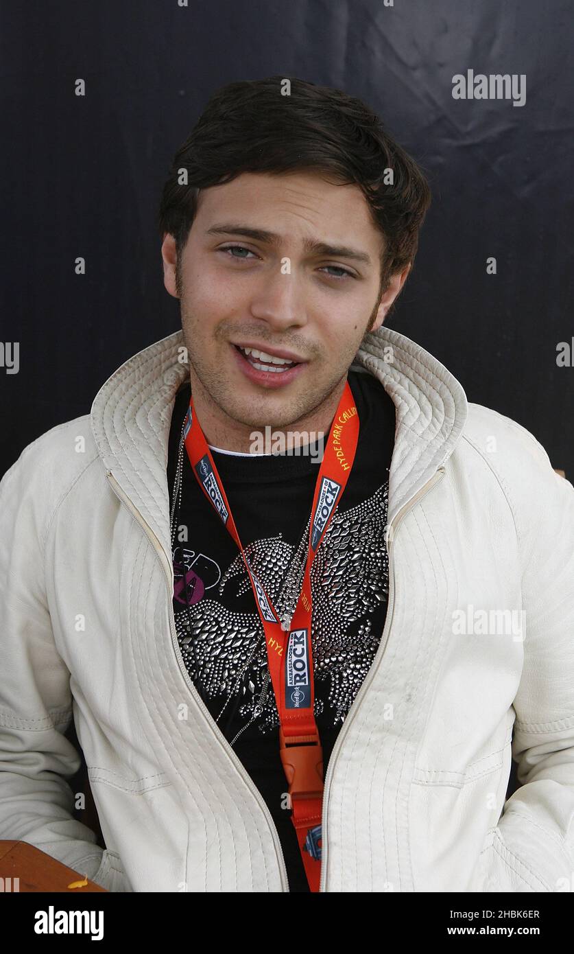 Matt Di Angelo actor in East Enders at the Hard Rock Cafe Backstage at ...