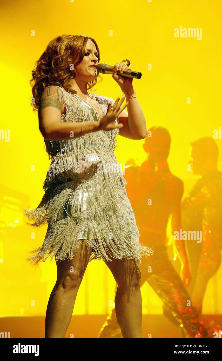 Ana Matronic of Scissor Sisters performs at the 02 Arena, North ...