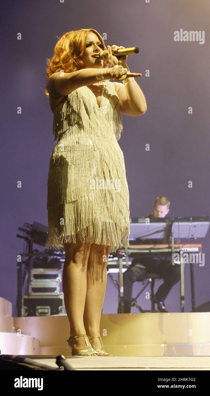 Ana Matronic of Scissor Sisters performs at the 02 Arena, North ...
