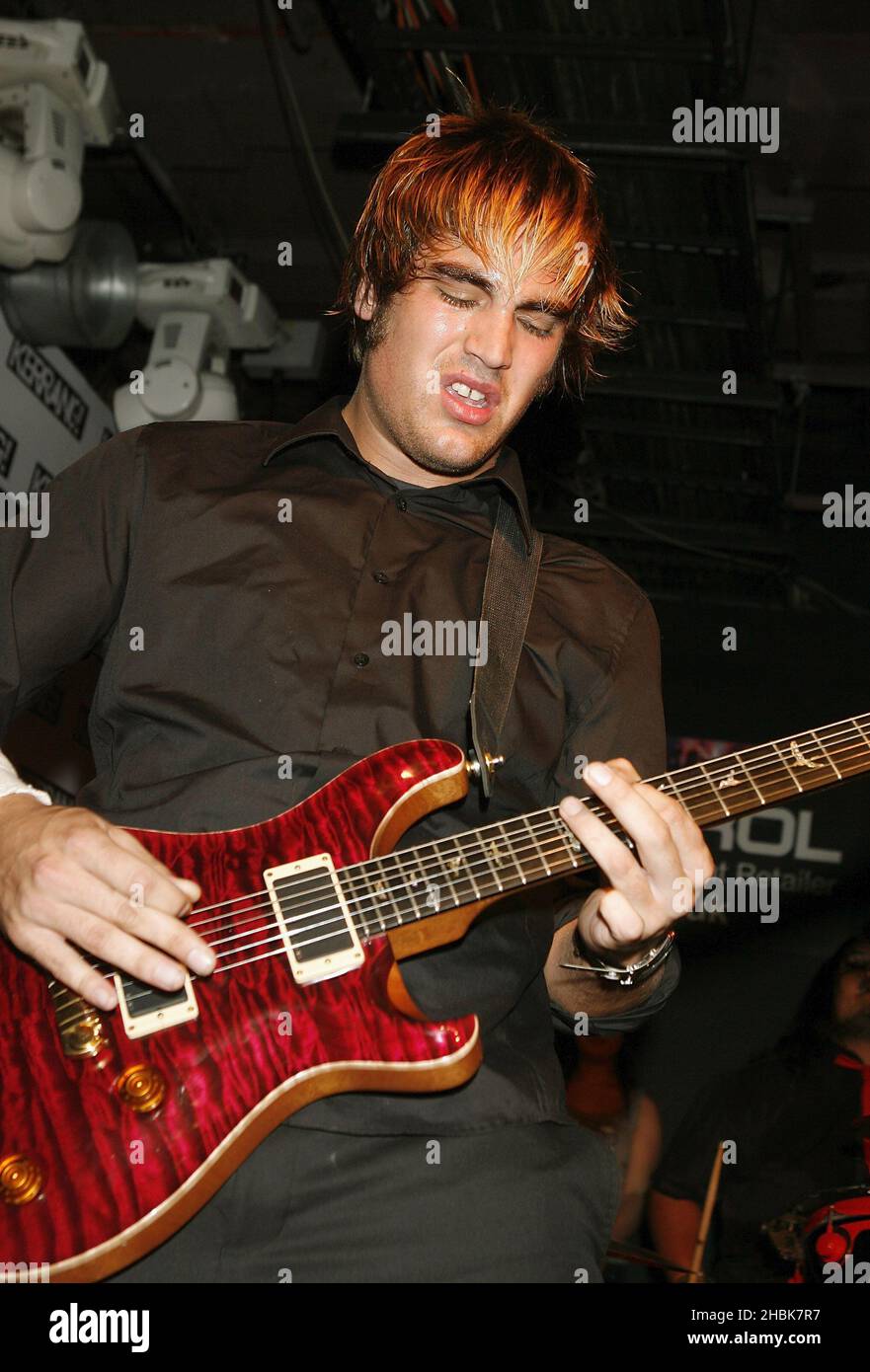 Charlie Simpson of Fightstar attending the Kerrang Day of Rock at ...