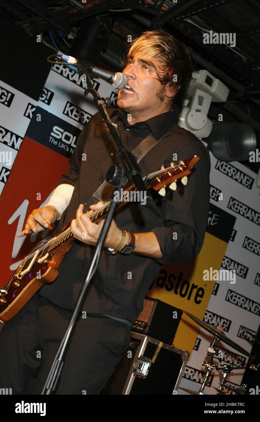 Charlie Simpson of Fightstar attending the Kerrang Day of Rock at ...
