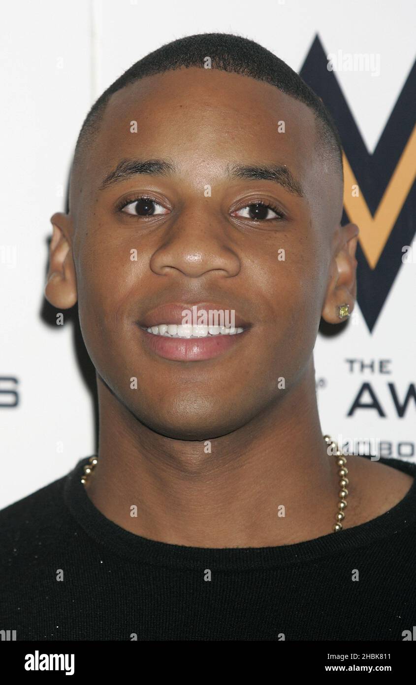 Reggie Yates arrives at the Mobo Nominations at Movida in London Stock ...
