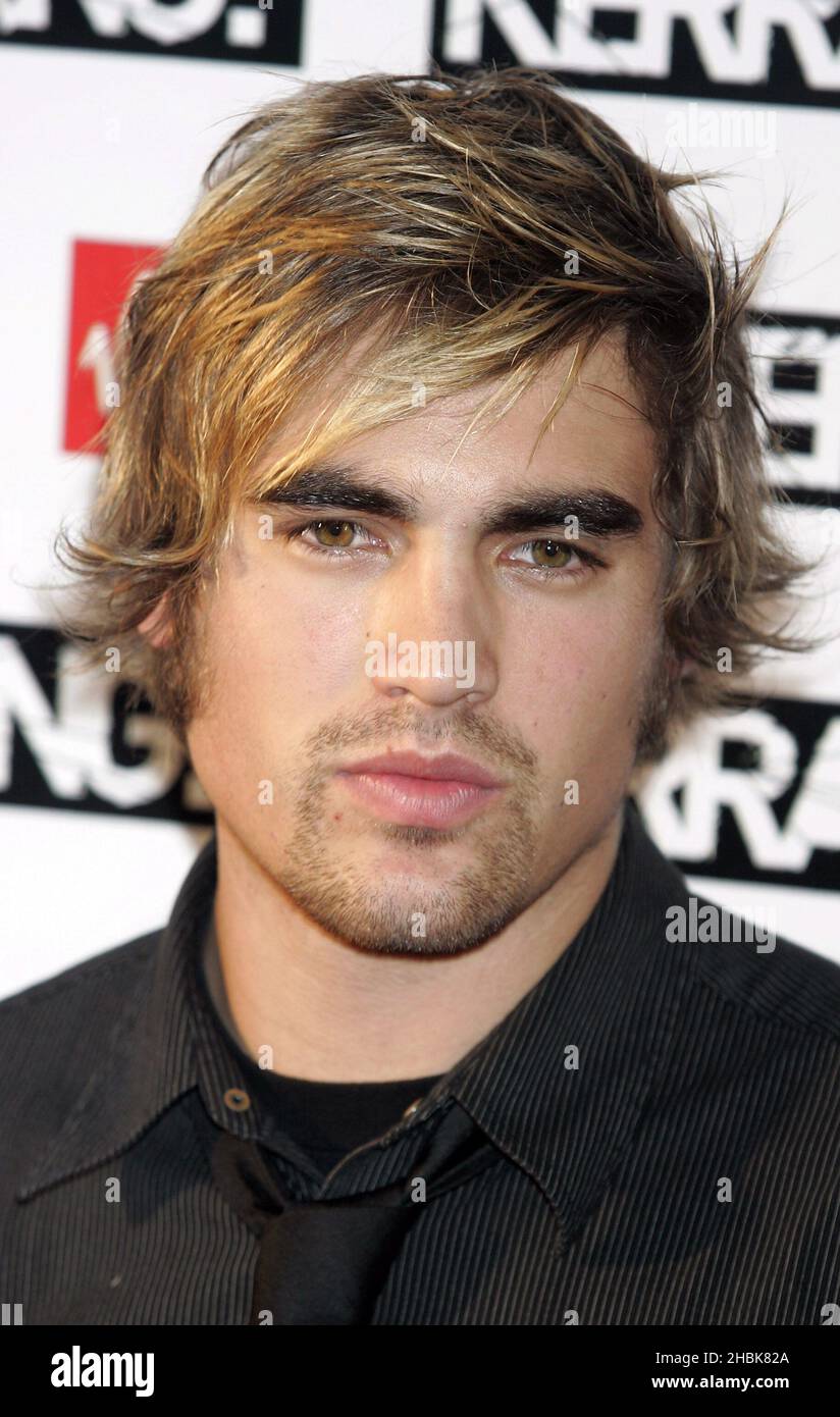 Charlie Simpson of Fightstar arrives at the Kerrang Awards, at the ...