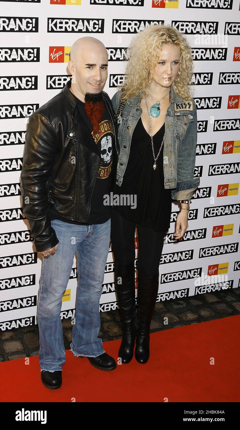 Scott Ian of Anthrax in the Awards Room at the Kerrang Awards, at the ...