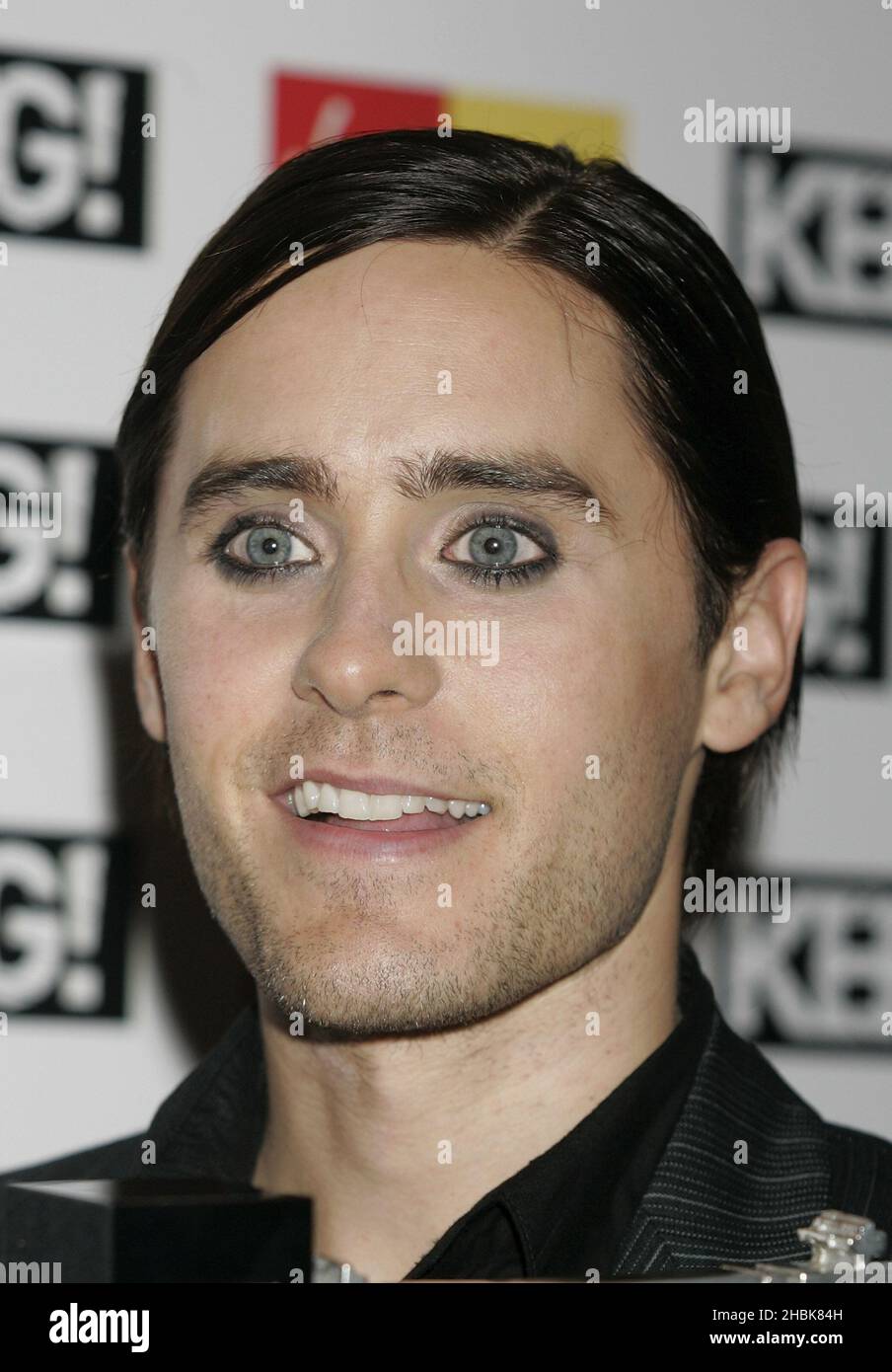 Jared Leto in the Awards Room at the Kerrang Awards, at the Brewery ...
