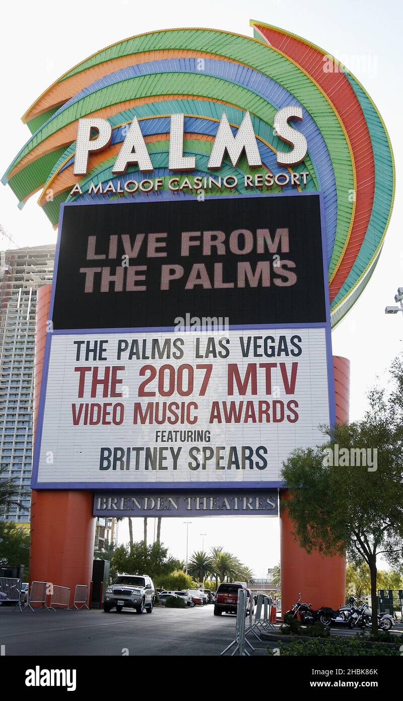 A general view of the Palms Hotel in Las Vegas, which played host to ...
