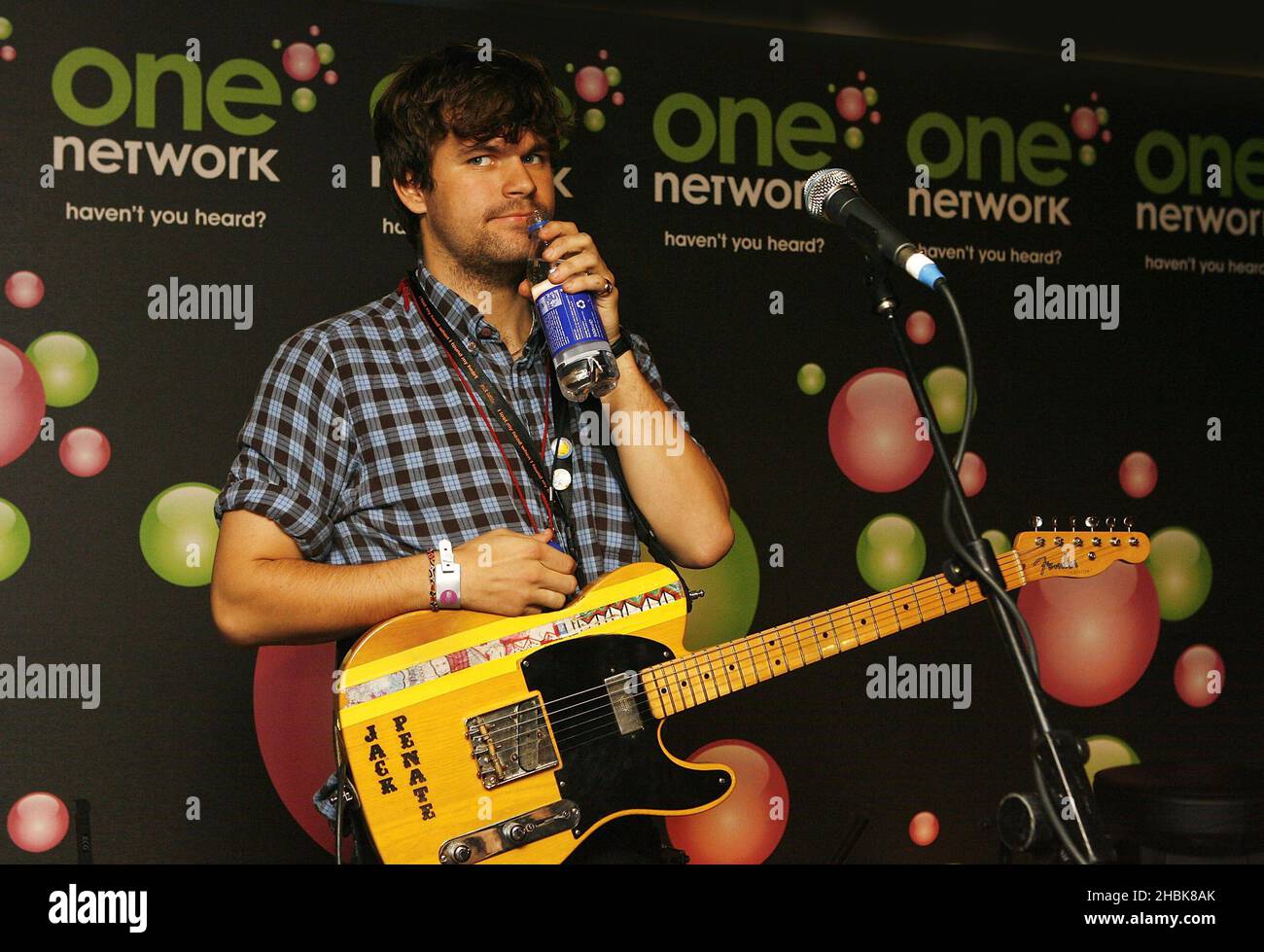 Jack Penate performs at Music Control's My Playlist Party held at ...
