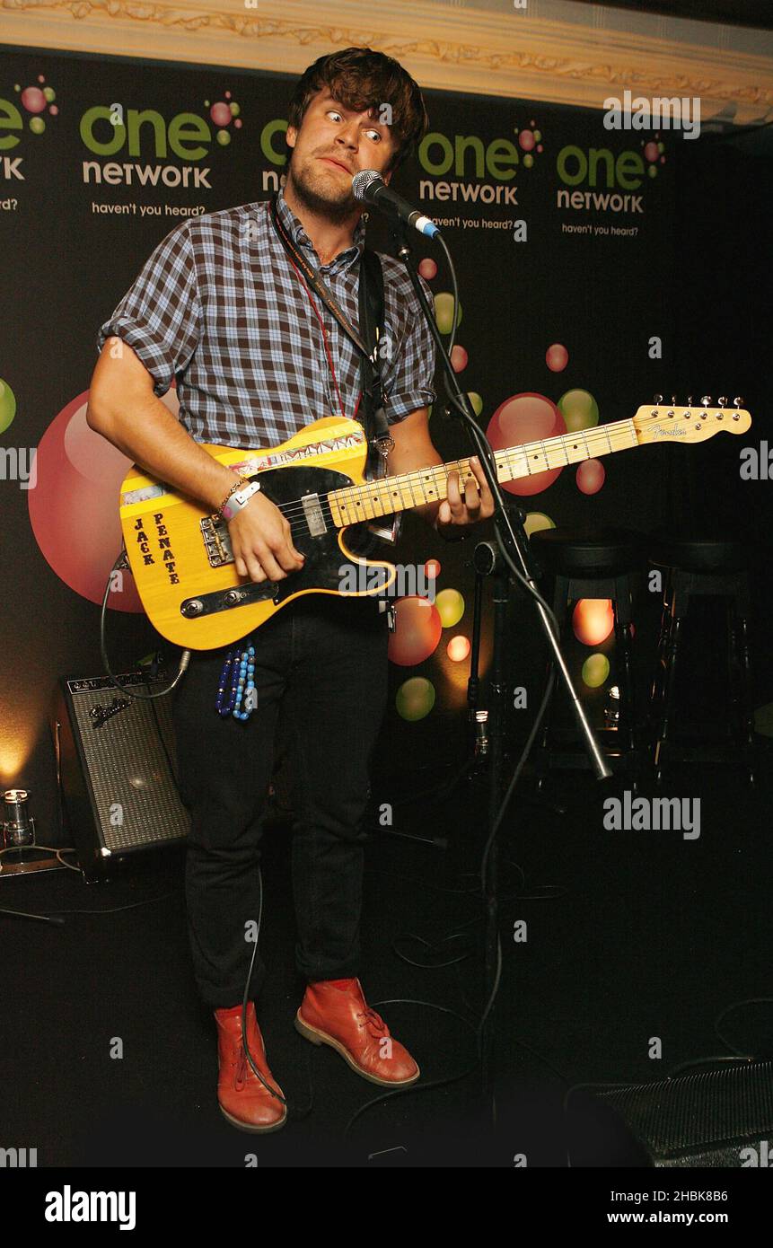 Jack Penate performs at Music Control's My Playlist Party held at ...