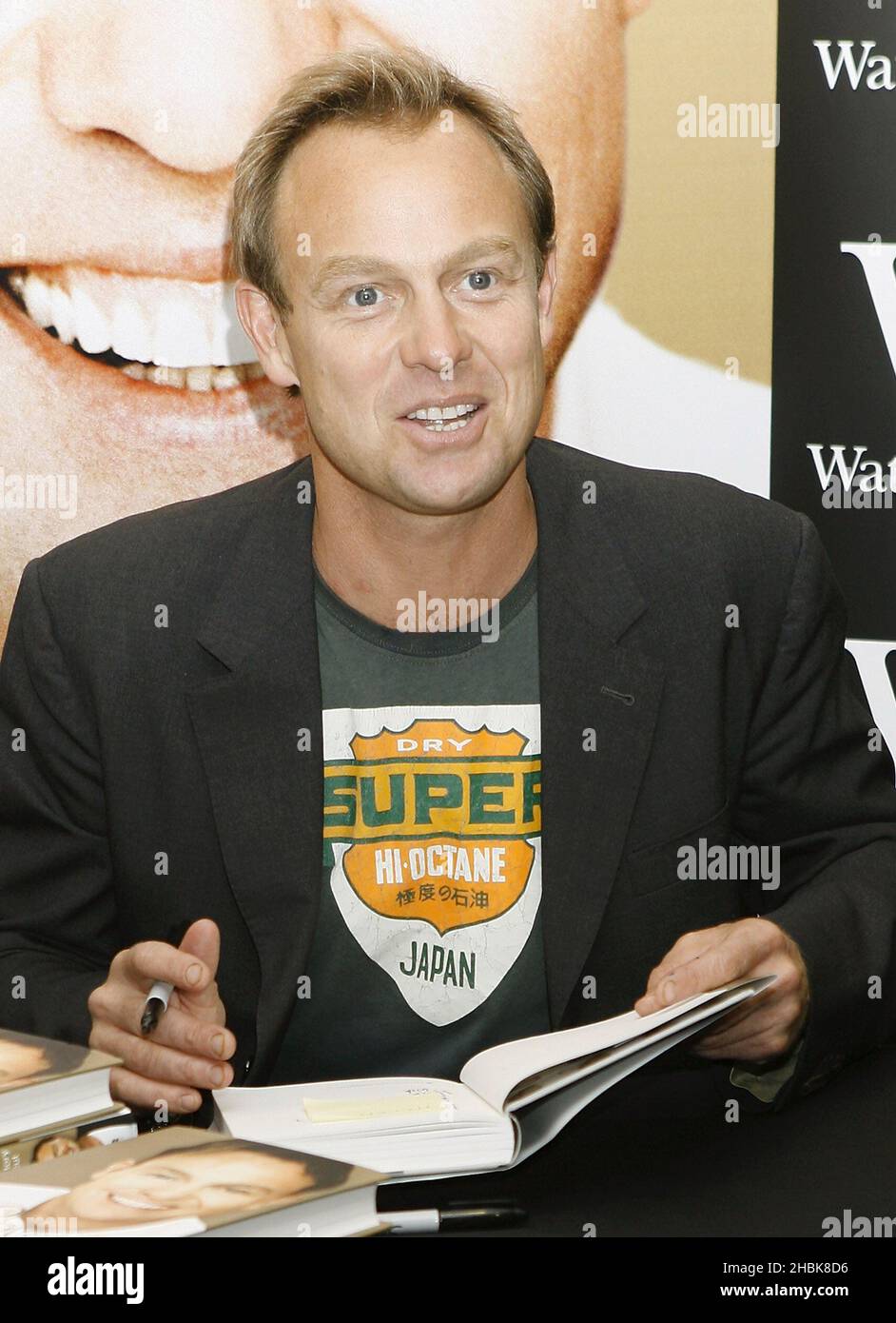 Jason Donovan signs his new book 'Between the Lines, My Story Uncut' at ...