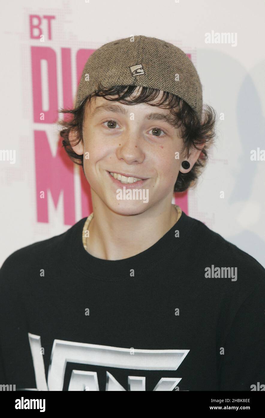 Lil Chris arriving at the BT Digital Music Awards at the Roundhouse in ...