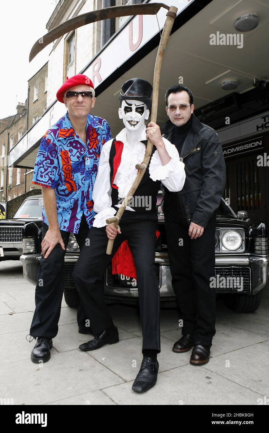 (left-right) Captain Sensible, Marcus Watson (Dr Marcus) and David ...