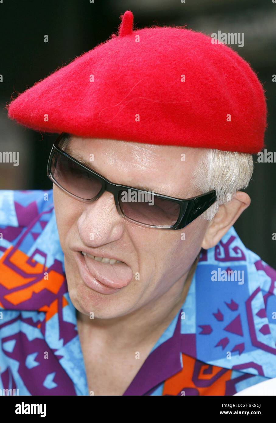 Captain Sensible of The Damned poses during a photocall for The Texas ...
