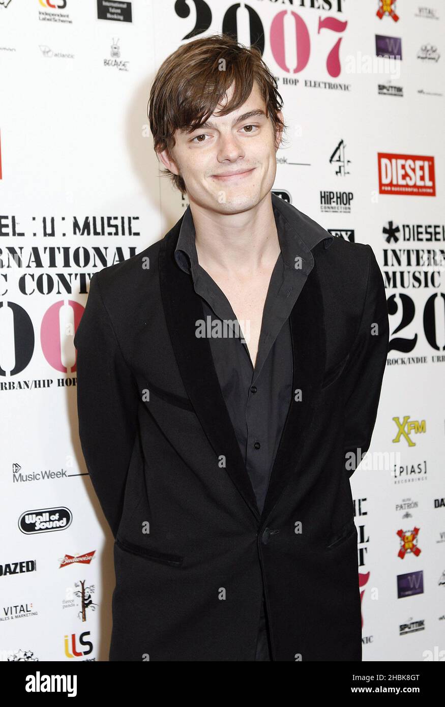 Sam Reilly arrives at the Diesel U Music Awards for unsigned talent ...