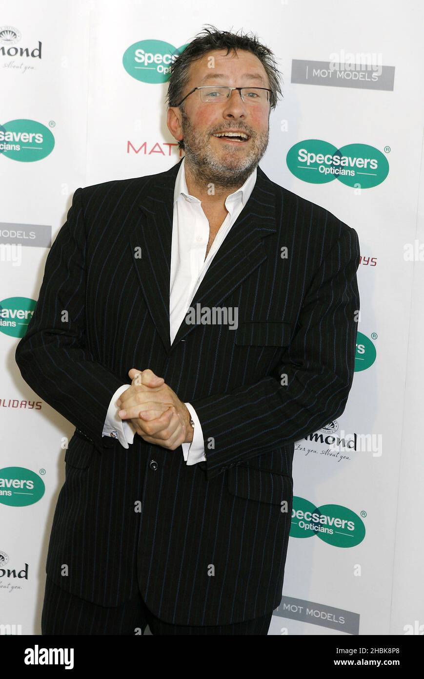 Rowland Rivron arrives for the Specsavers Spectacle Wearer of The Year ...