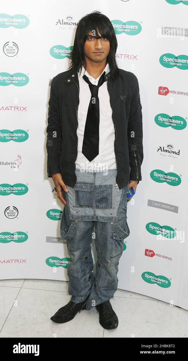 Big Brother 8 contestant Billi arriving for the Specsavers Spectacle ...