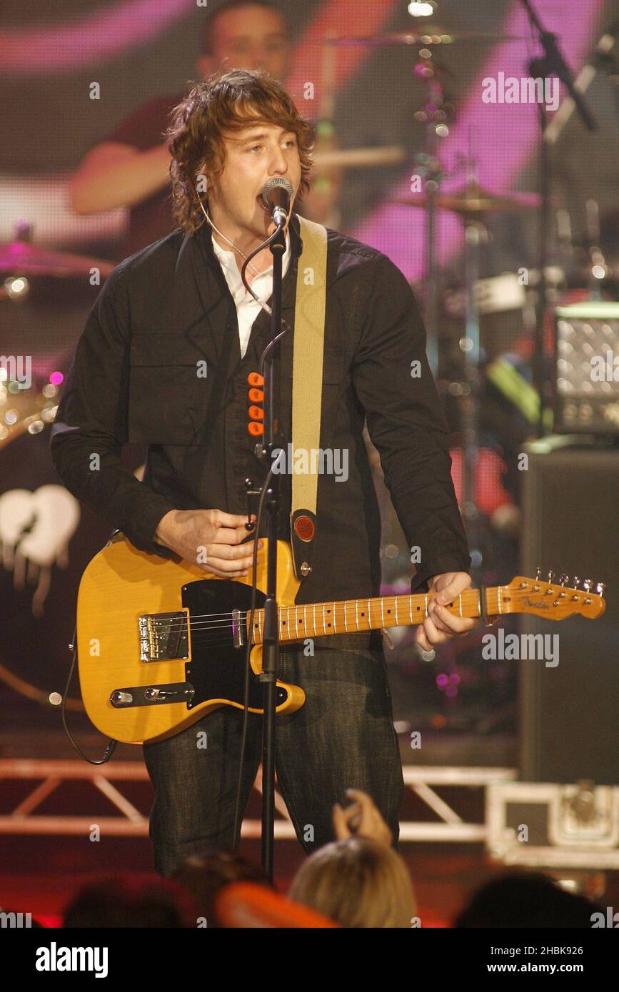 McFly perform on stage during the Nickelodeon Kids Choice Awards at ...