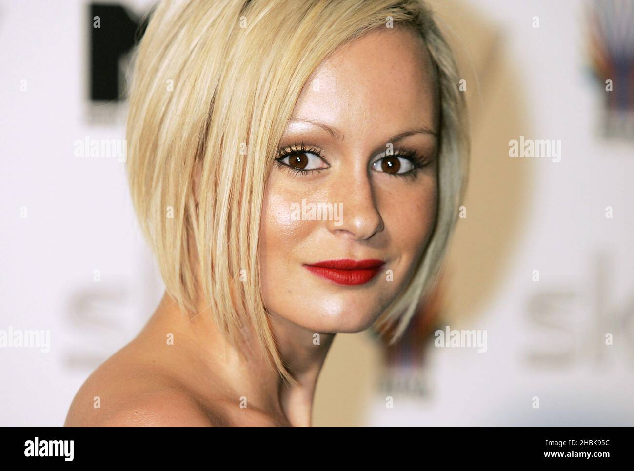 Chanelle Hayes arriving for the Sky send-off Party for MTV's Europe ...