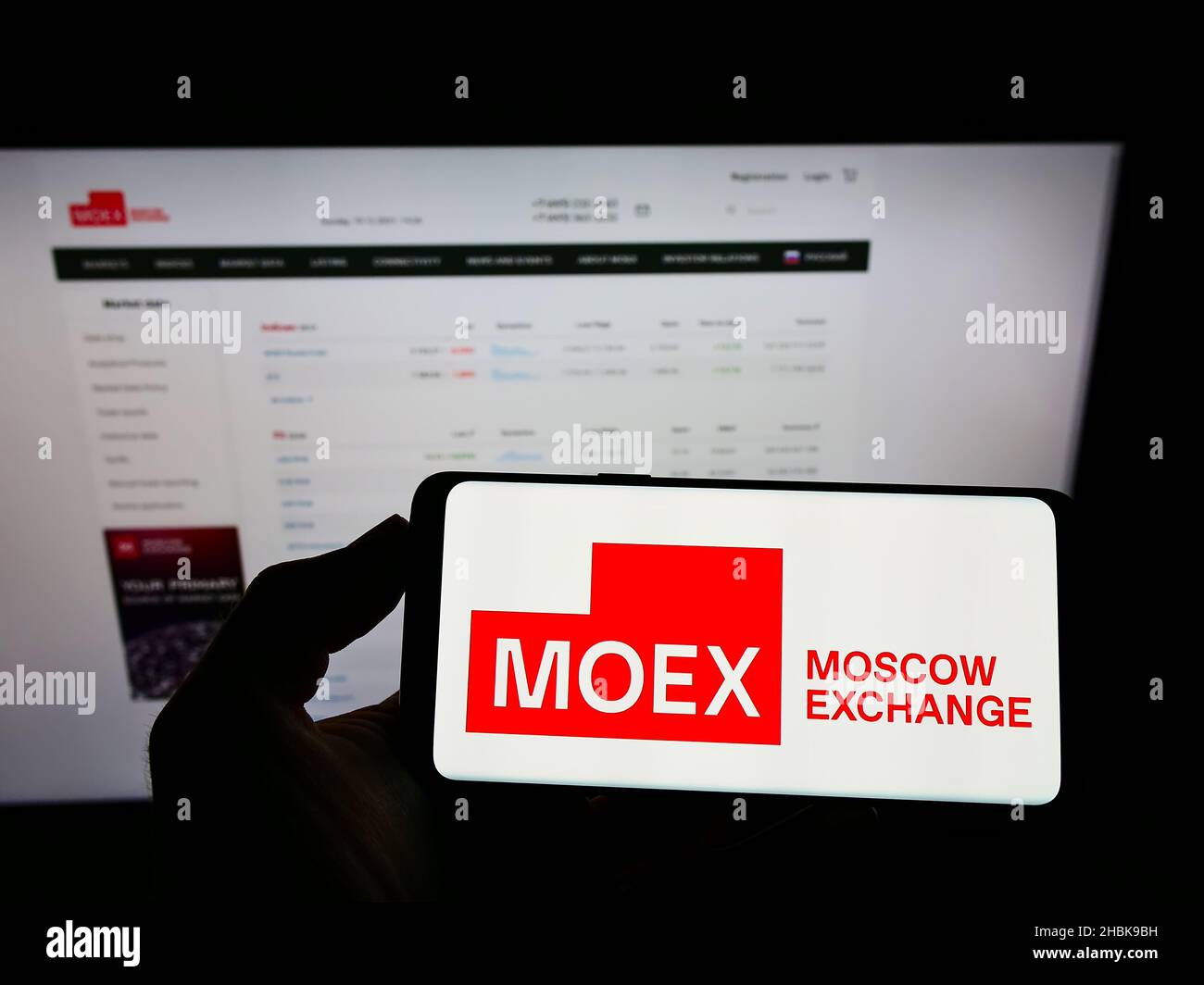 The moex russia index hi-res stock photography and images - Alamy