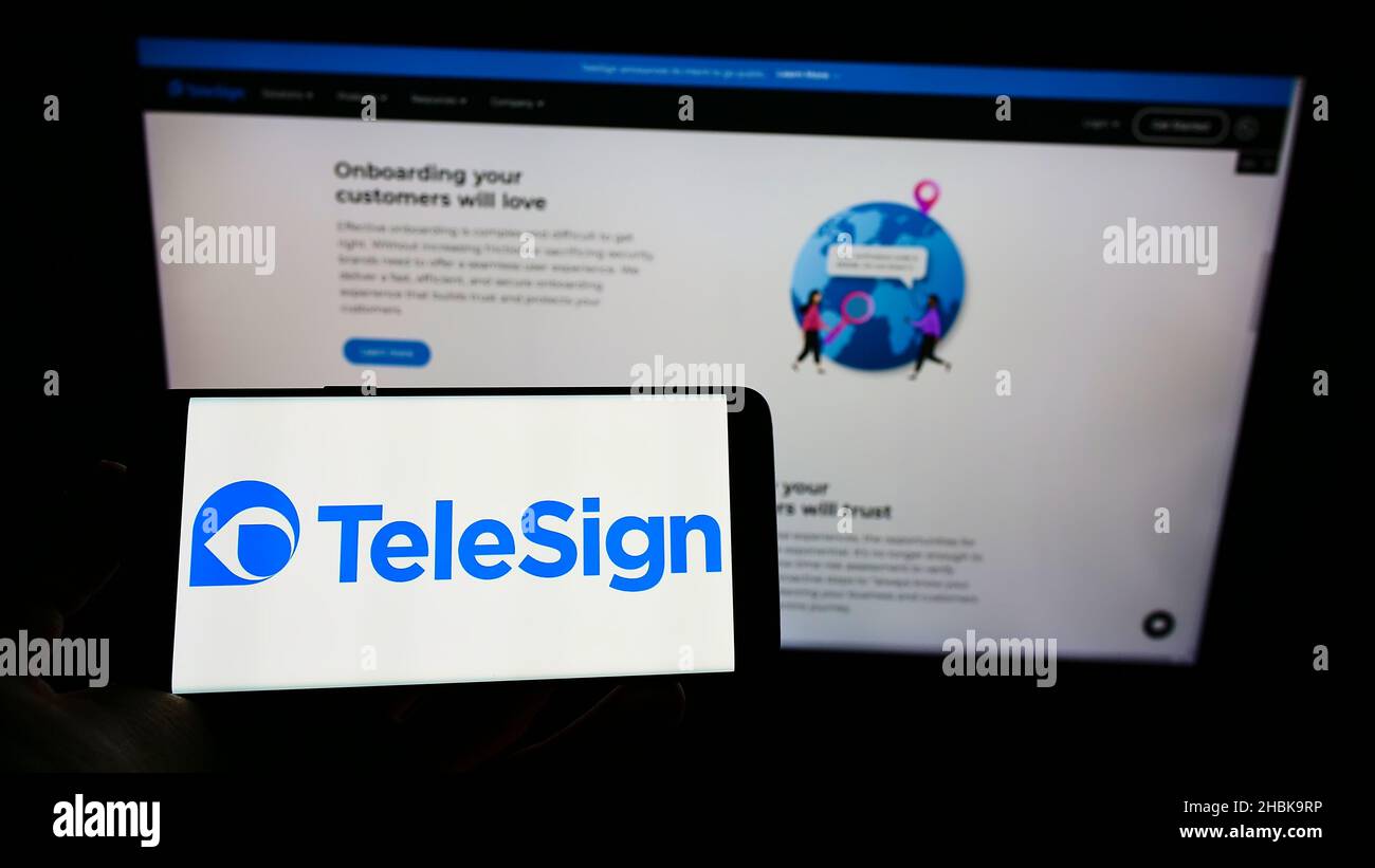 Logo telesign hi-res stock photography and images - Alamy