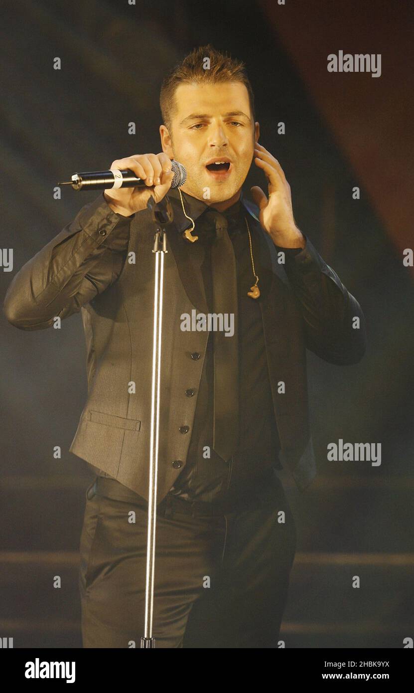 Mark Feehily of Westlife performs on stage at the 15th Anniversary at ...