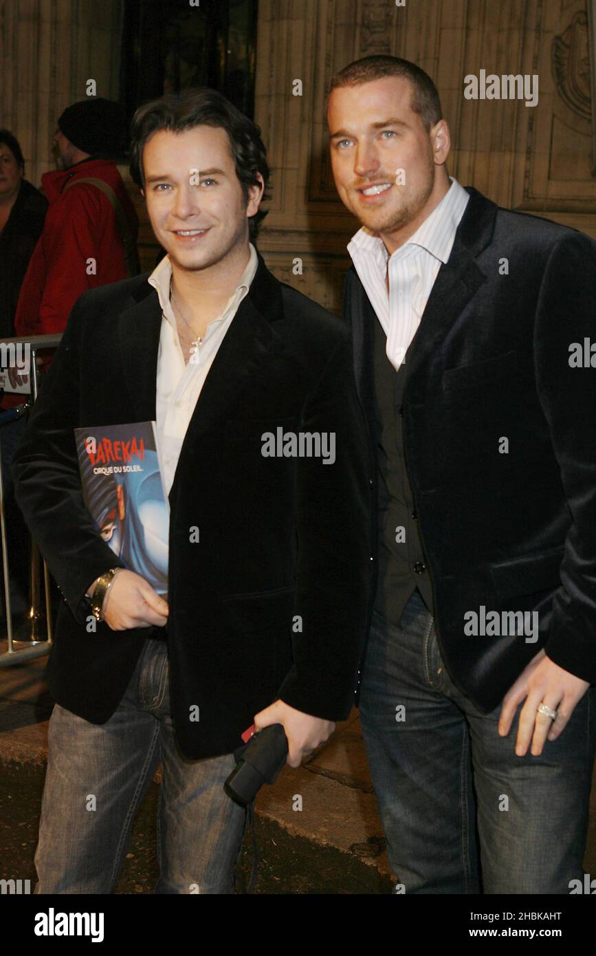 Stephen Gately arrives at the London premiere of Cirque du Soleil's ...