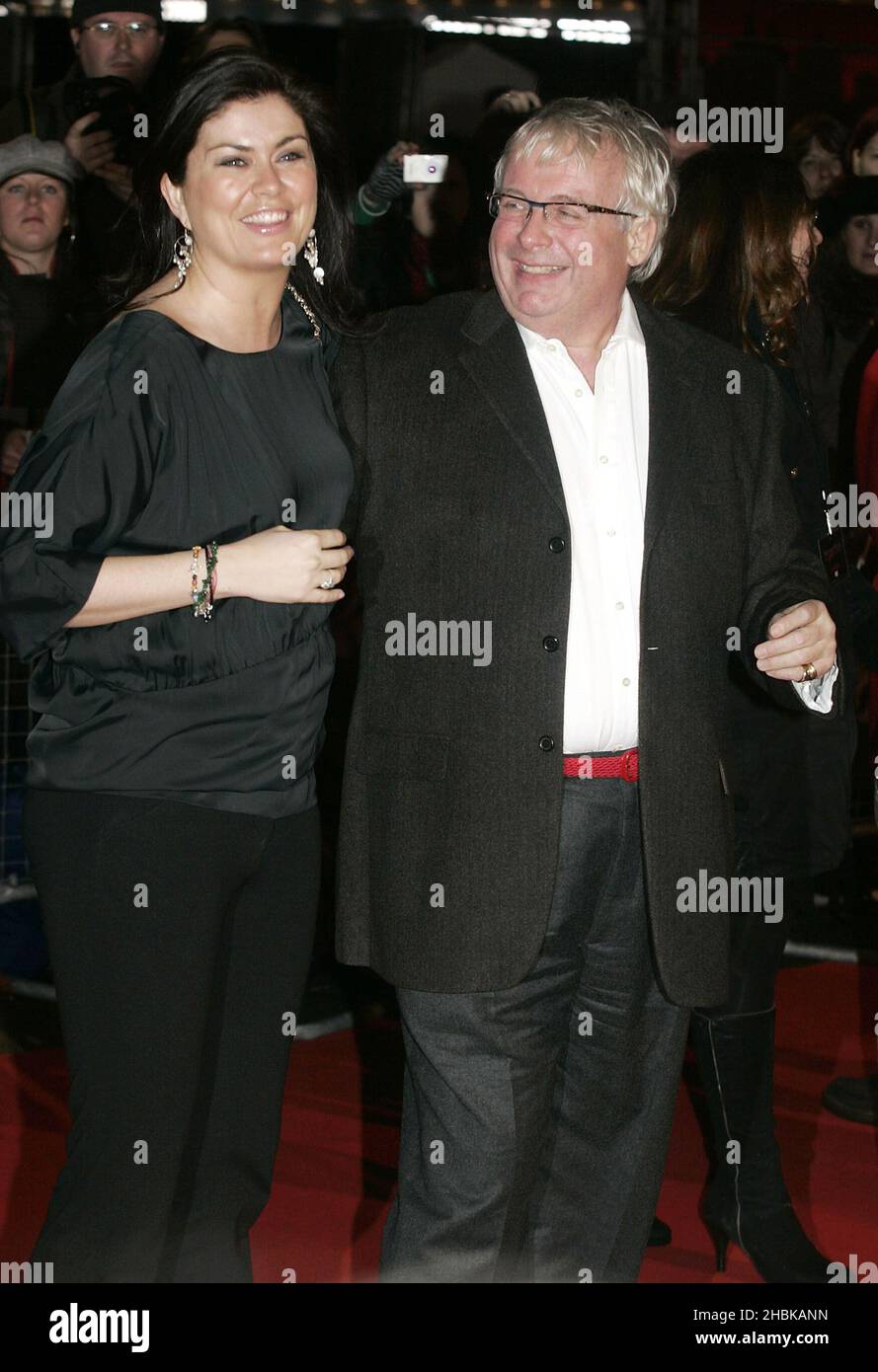 Amanda lamb christopher biggins arrive premiere sweeney todd hi-res ...