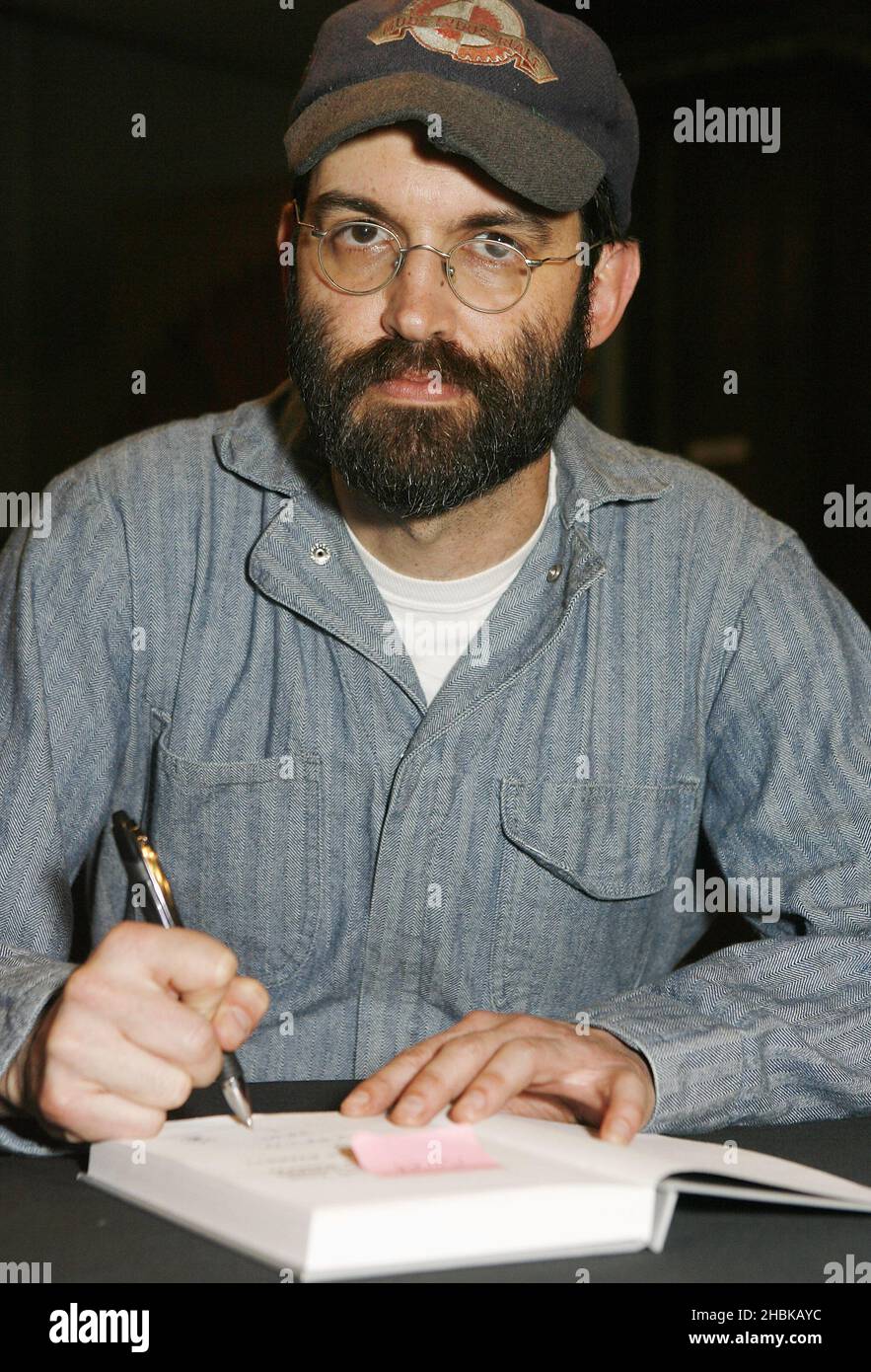 'E' Mark Everett of The Eels's signs copies of his autobiography 'The ...