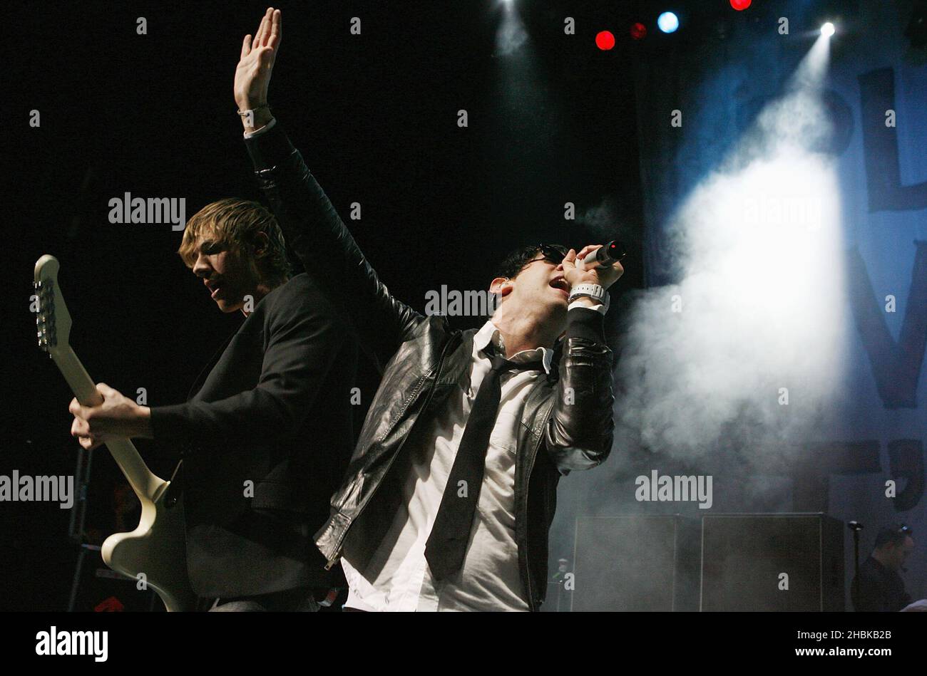 Tom Higgenson of Plain White T's in concert at the Shepherds Bush ...