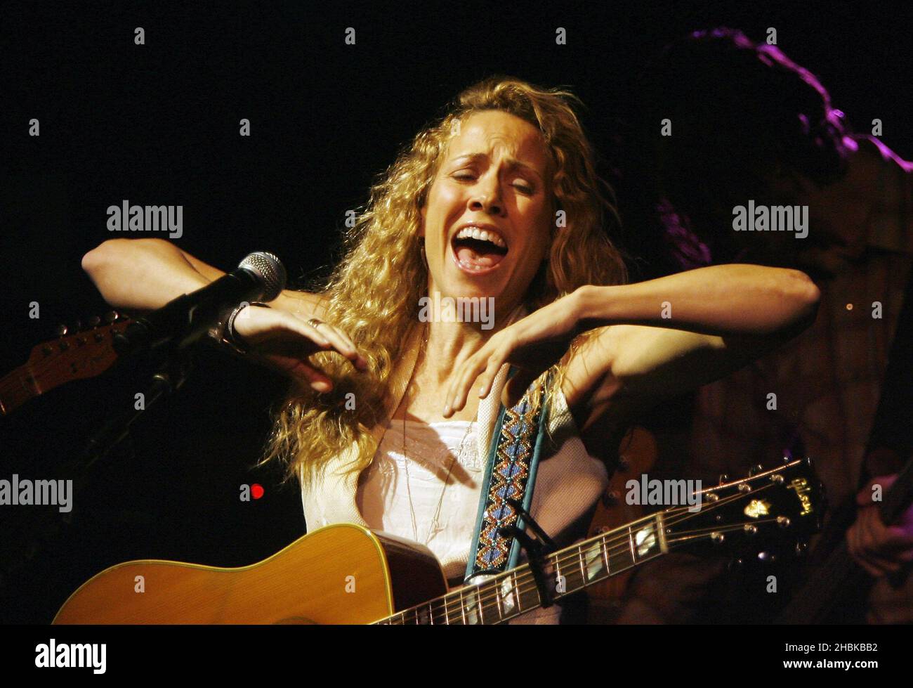 Sheryl Crow performs live on stage at Scala in Kings Cross, central ...