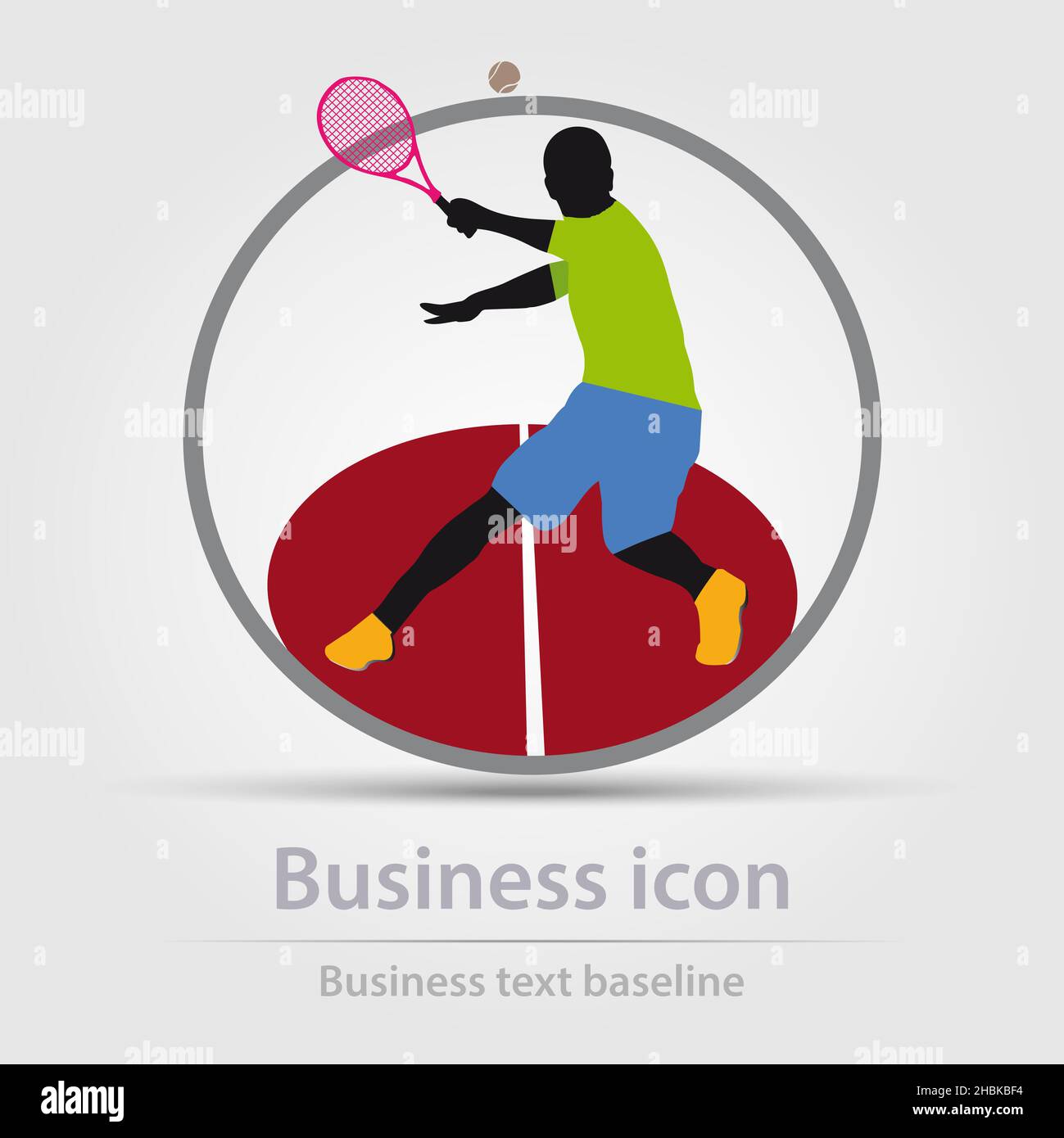 Originally designed color abstract vector business icon for creative ...