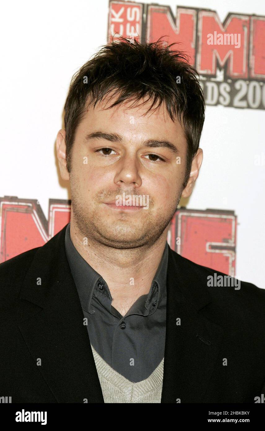 Danny Dyer arrives for the Shockwaves NME Awards 2008 at The O2 Arena ...