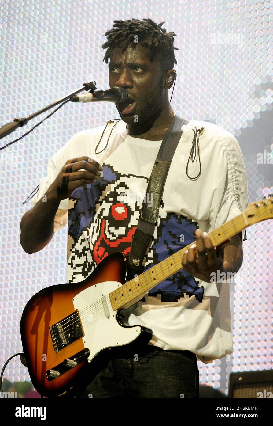 Bloc Party perform on stage during the Shockwaves NME Awards 2008 at ...