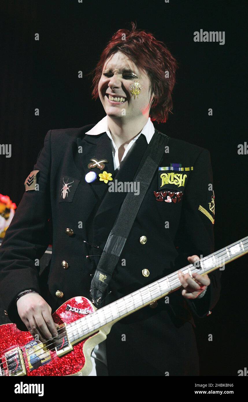 Nicky Wire of Manic Street Preachers performs on stage during the ...