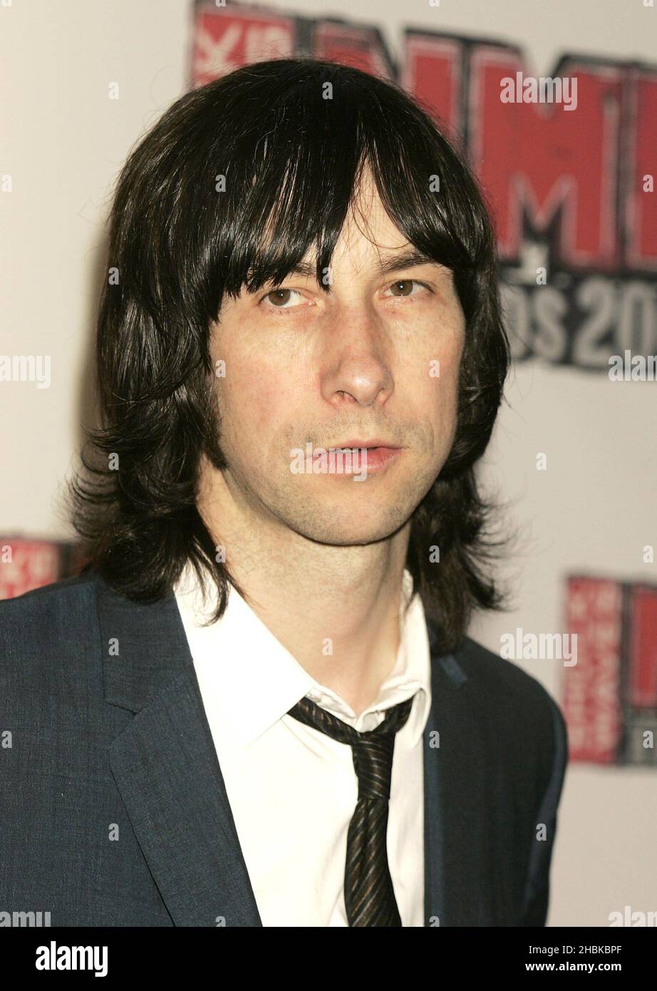 Bobby Gillespie of Primal Scream arrives for the Shockwaves NME Awards ...