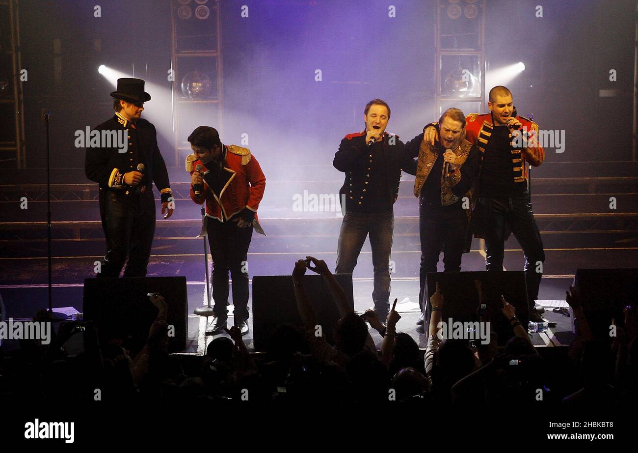 Boyzone perform a pre-tour gig at G.A.Y. at the Astoria in London Stock ...
