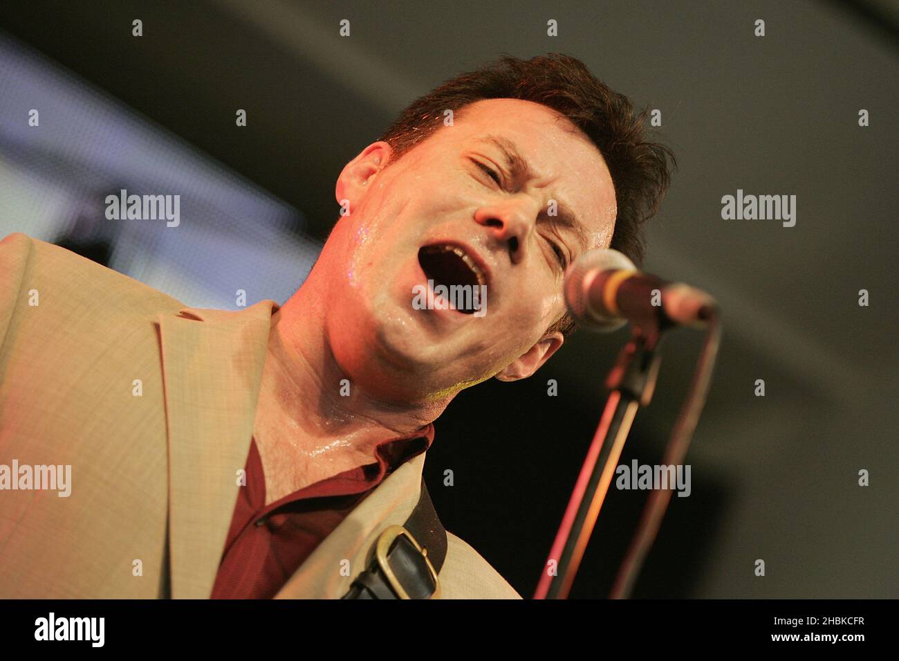 James Hunter and his band perform on stage at the MOJO Magazine Honours ...