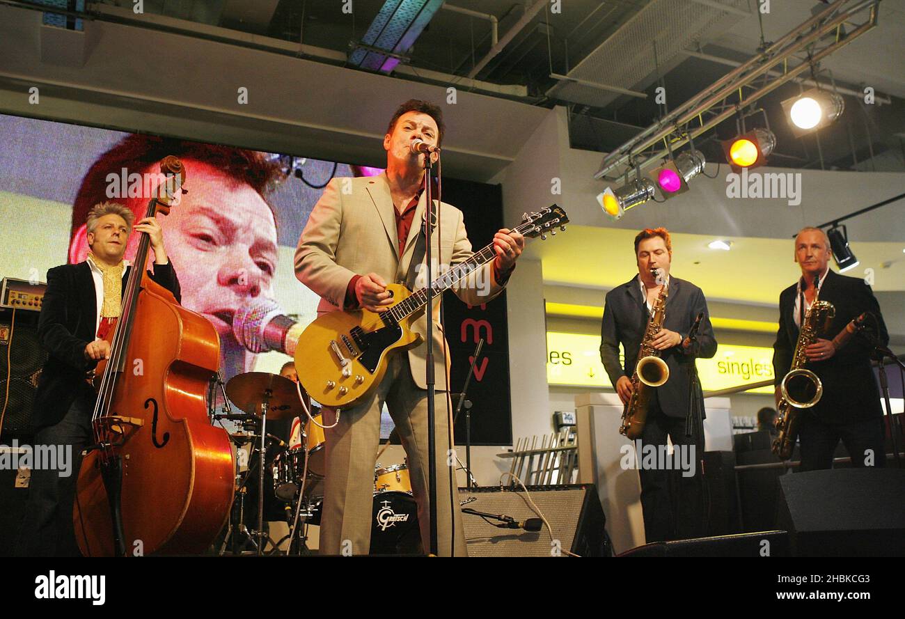 James Hunter and his band perform on stage at the MOJO Magazine Honours ...