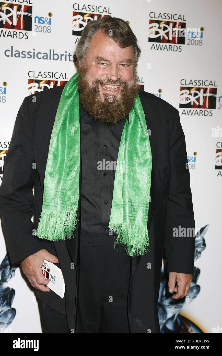 Brian Blessed during the Classical Brit Awards 2008, held at the Royal ...