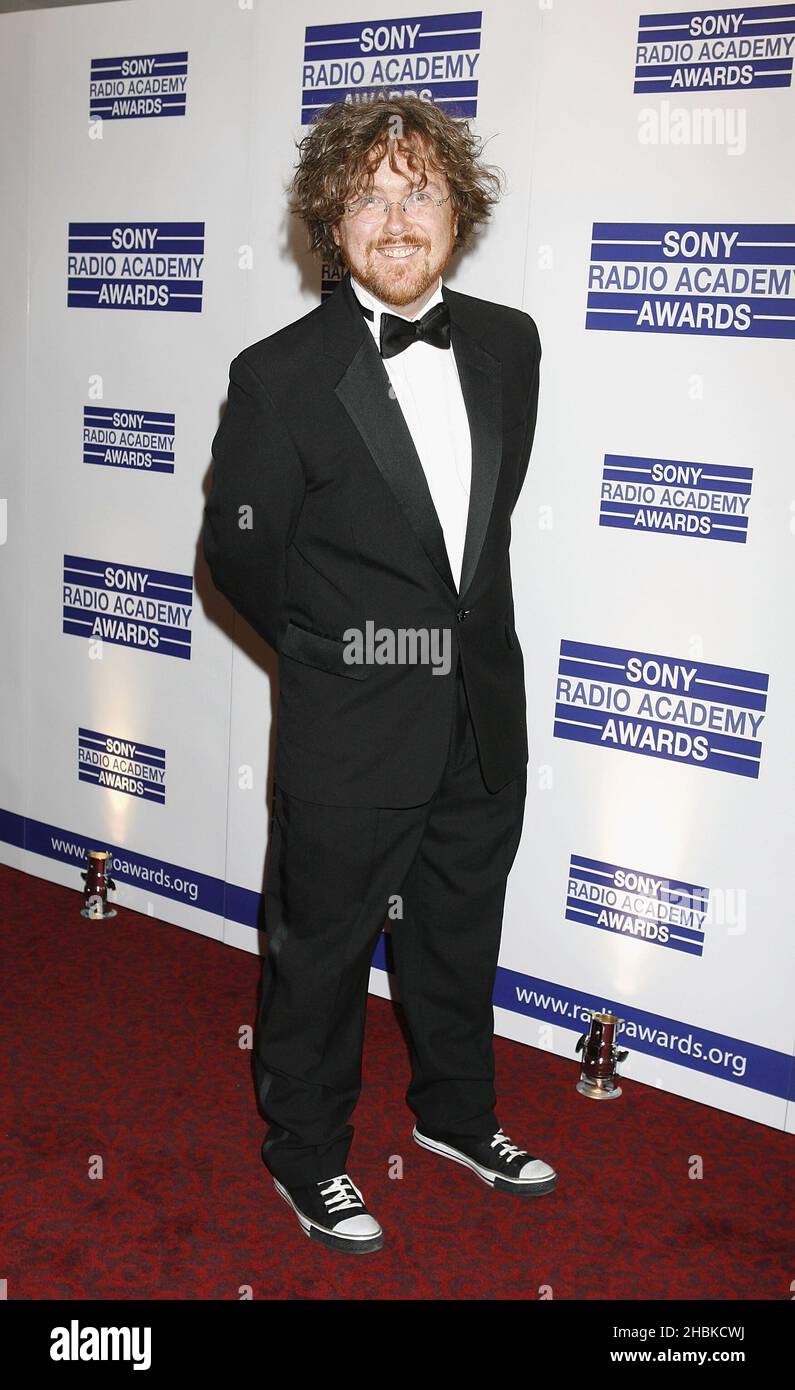 Jeff Lloyd arrives for the Sony Radio Academy Awards at the Grosvenor ...