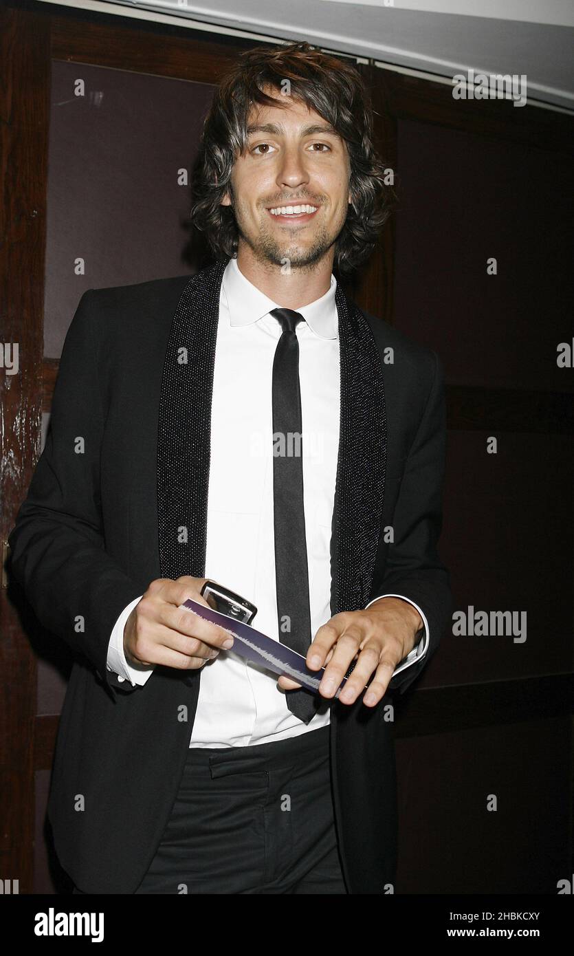 George Lamb arrives at the Sony Radio Academy Awards at the Grosvenor ...