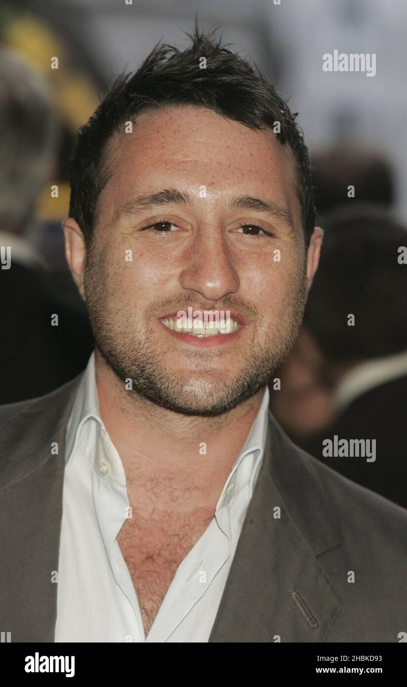 Anthony Costa arrives for the Gala Night of Take That's West End show, 'Never Forget', at the ...