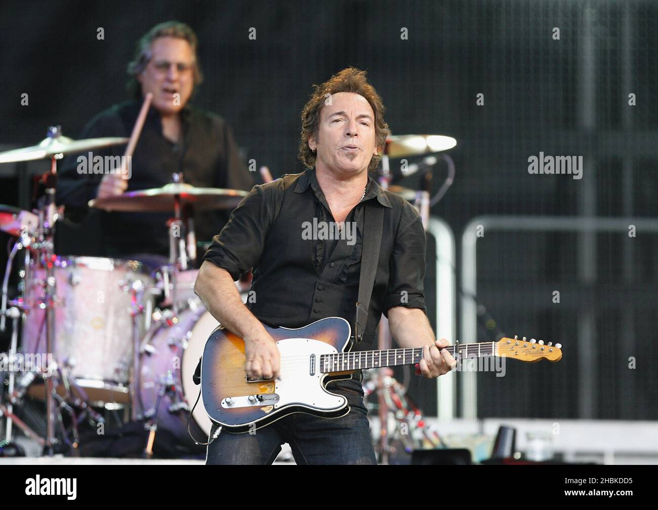 Bruce Springsteen performs in concert at the Emirates Stadium, in north ...