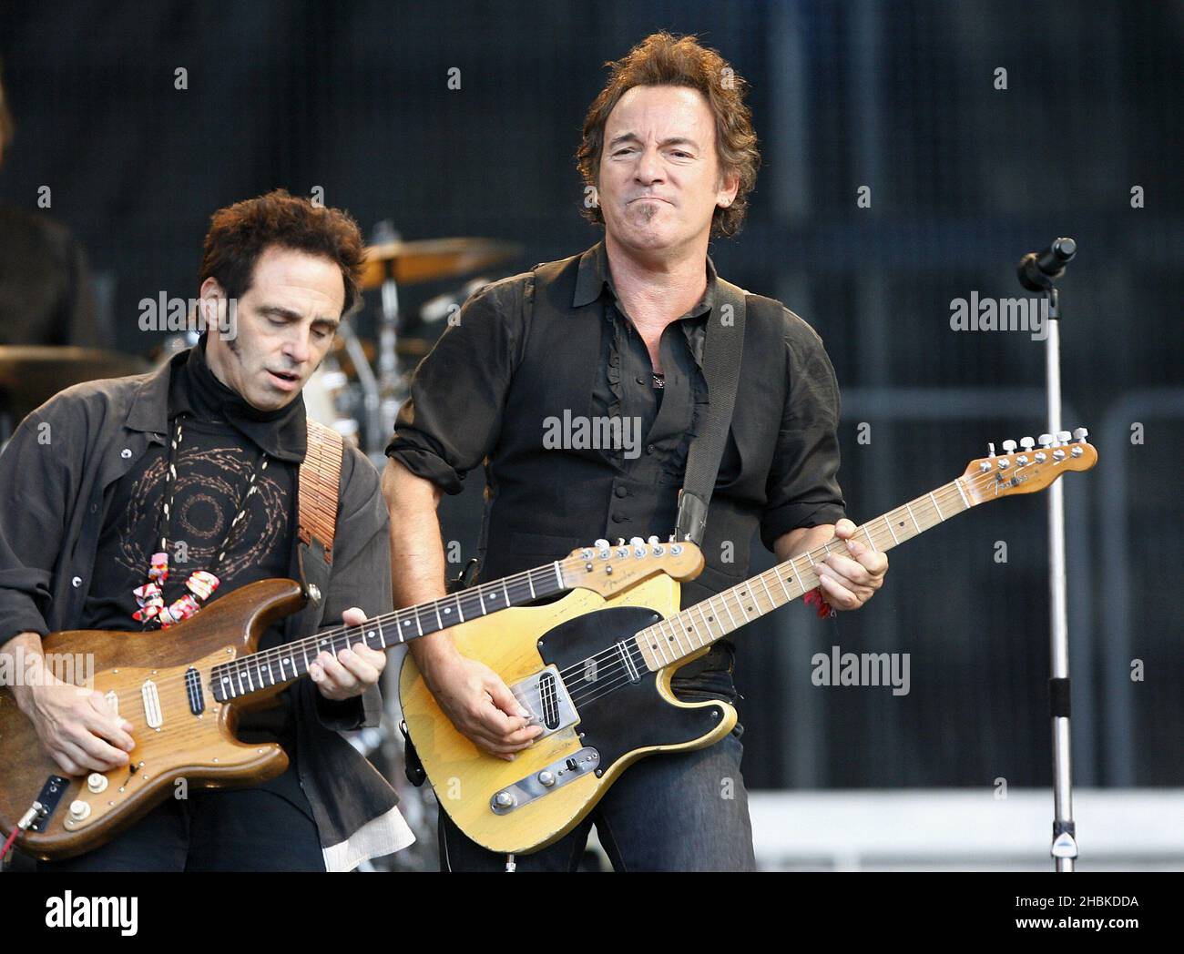 Bruce Springsteen performs in concert at the Emirates Stadium, in north ...