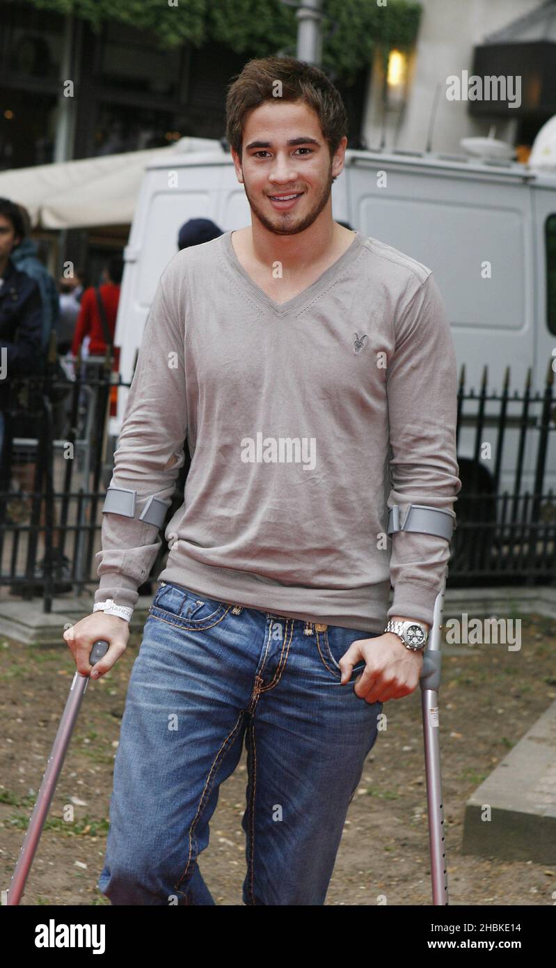 Danny Cipriani arrives for the UK Film Premiere of Hancock at the Vue ...